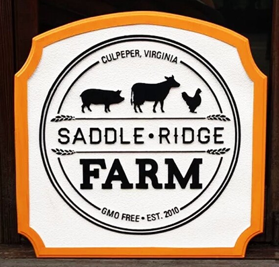 Custom Farm Signscustom Outdoor Name Signsfarm Signcustom | Etsy