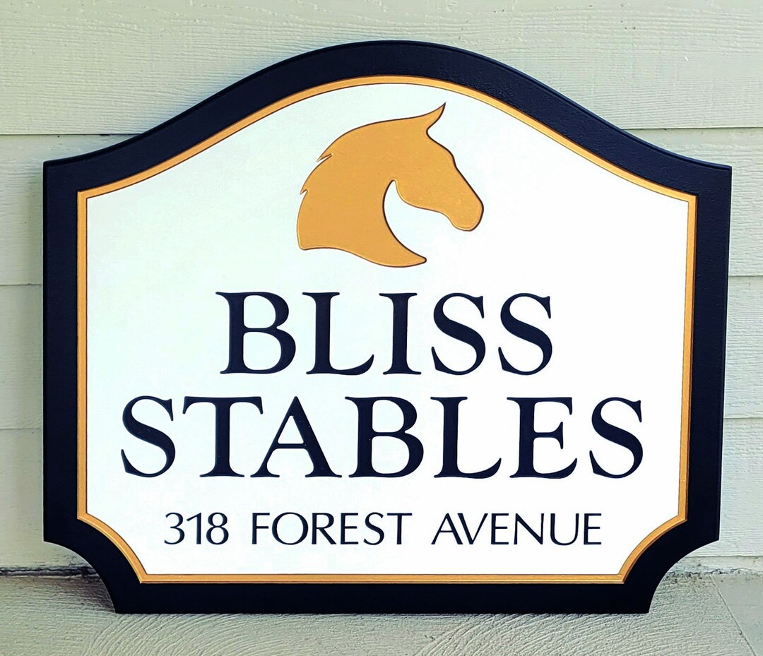 Custom Horse Farm Sign,custom Farm Signs,custom Outdoor Name Signs,farm ...