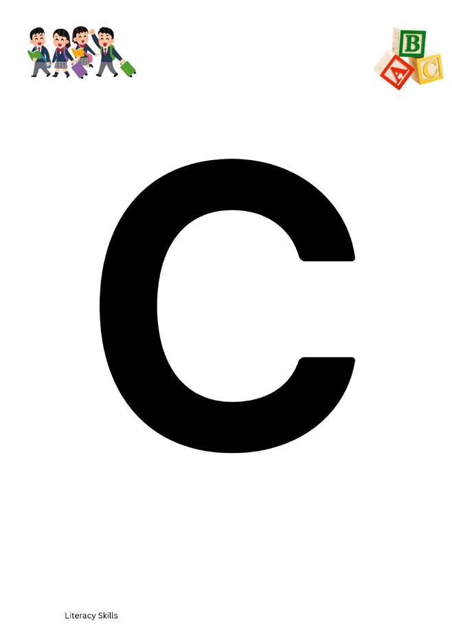 Giant Letter Activity - Alphabet Printable - Etsy