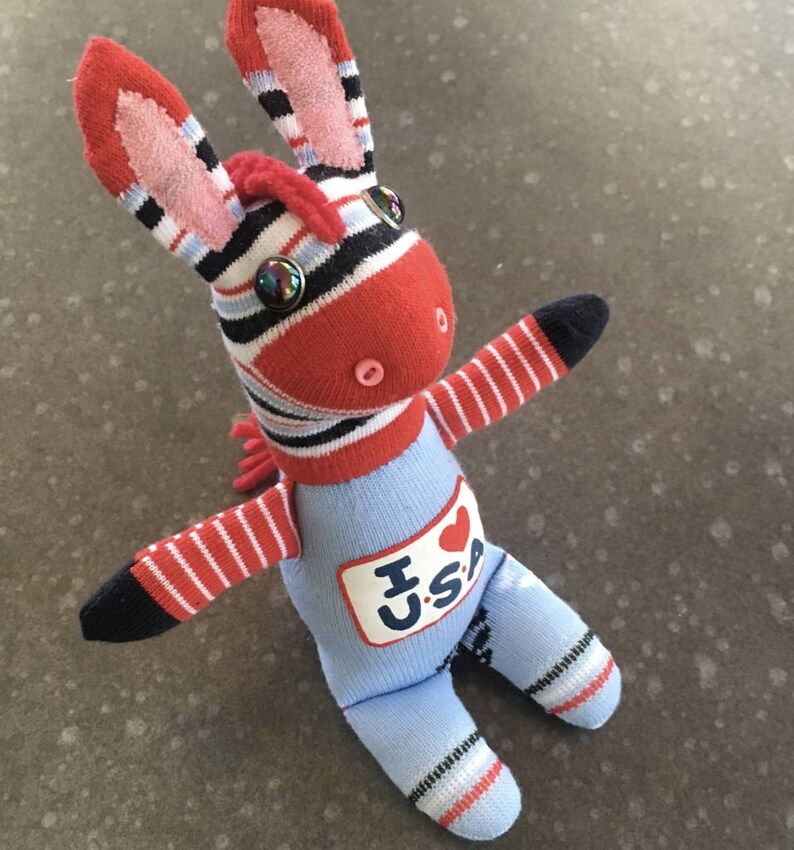 M-80 This Little Burro is a Real Fire Cracker, With His I LOVE USA ...