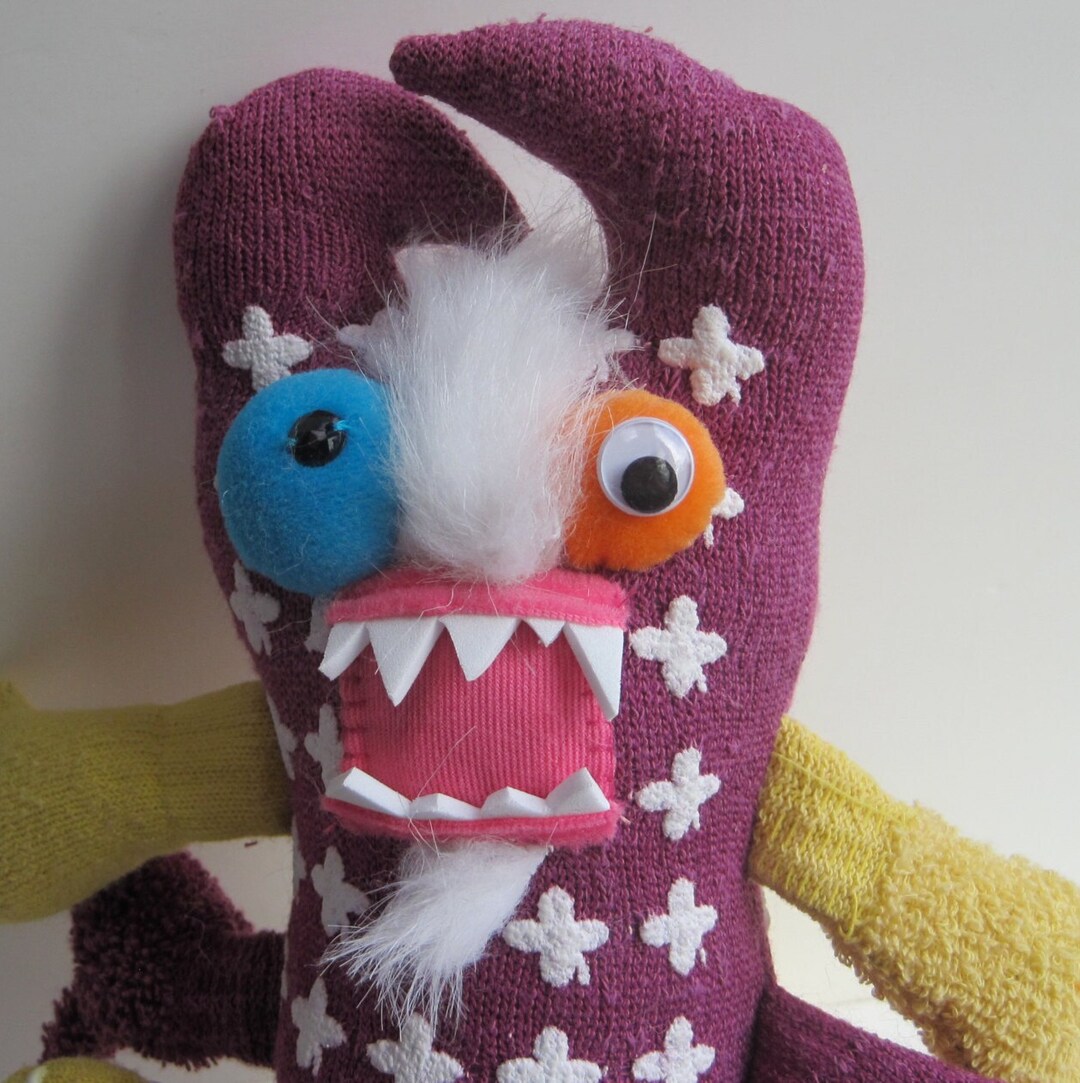 HEMO-GOBLIN a Custom Order Sock Toy. This Hospital Sock Morphed Itself ...