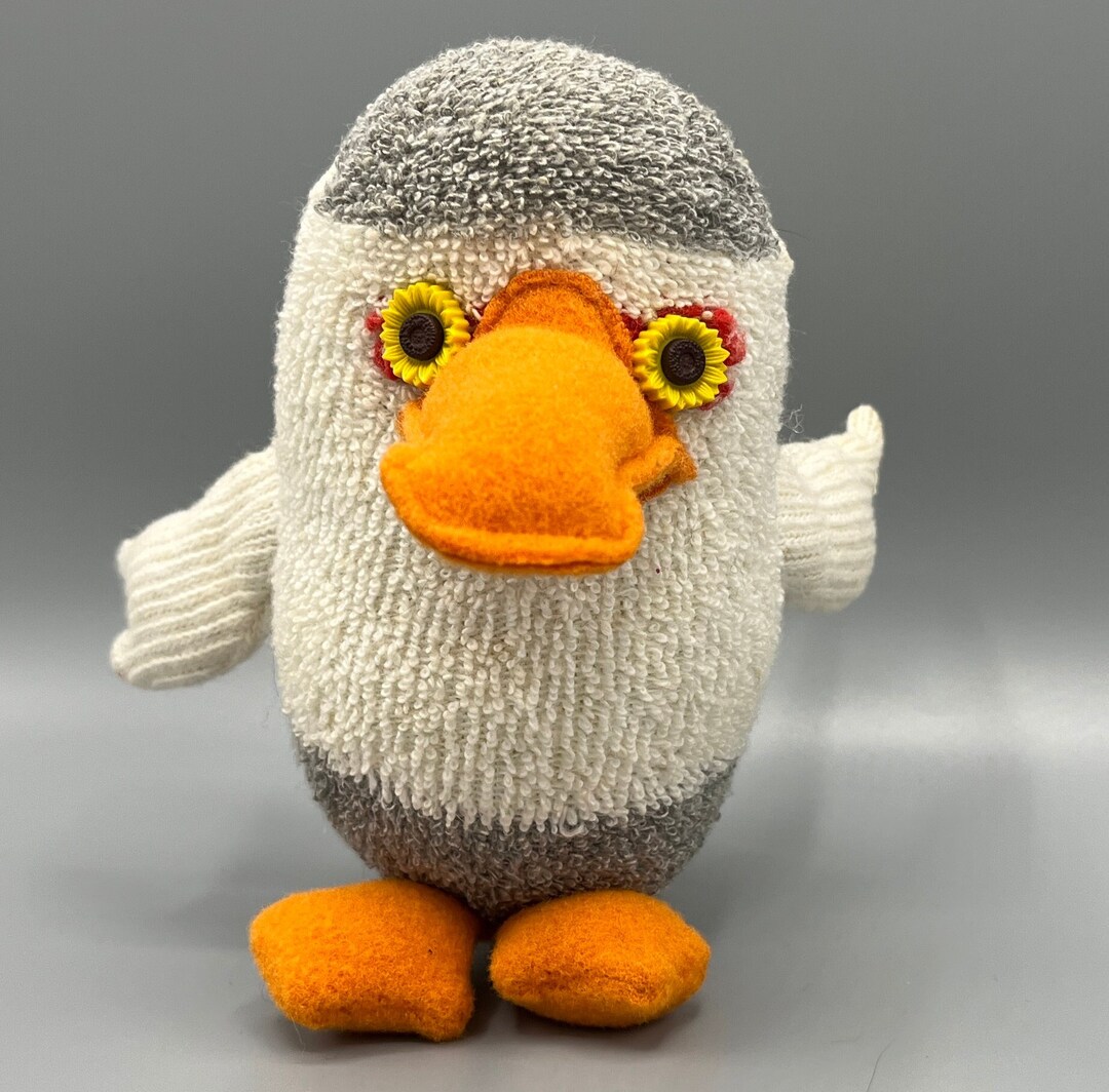 SUNFLOWER the Adorable, Chubby, Nubby Upcycled Ducking Who's Huggable ...