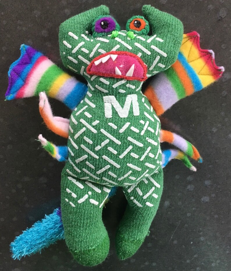 HEMO-GOBLIN a custom order sock toy. This hospital sock - Etsy.de