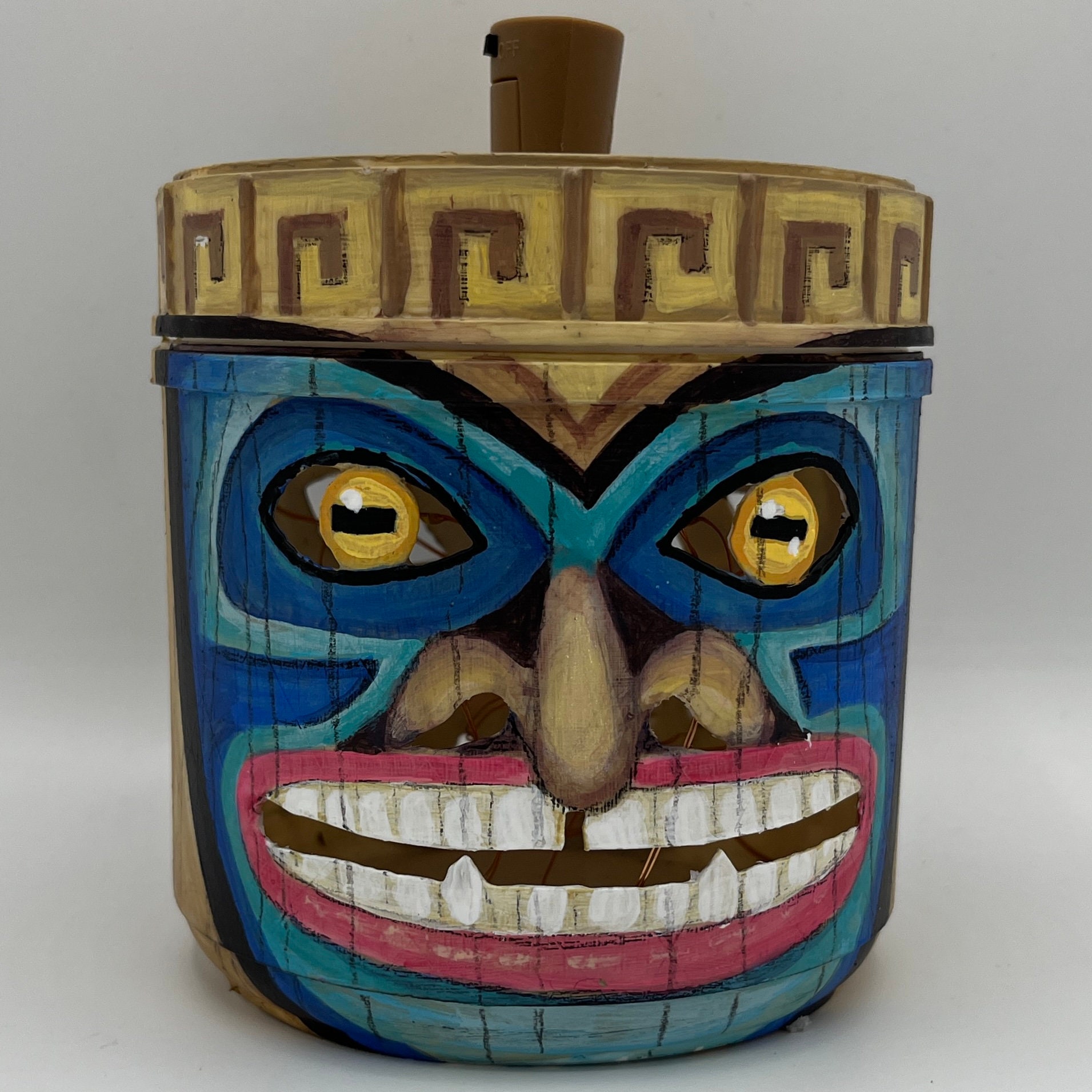 JARHEADS 2 Faced Tiki & Totem Nite Lites Rescued From My - Etsy