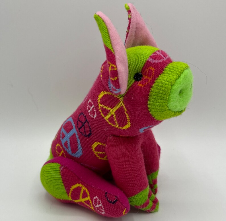 3 LITTLE PIGS From WOODSTOCK a Trio of Hippie Sock Toys - Etsy