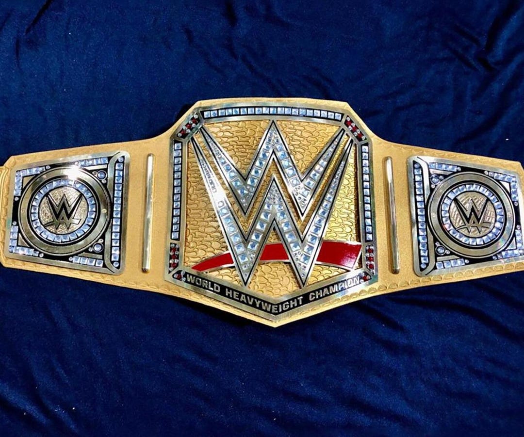 WWE Custom World Heavyweight Championship Belt Replica 2mm 4mm Brass ...