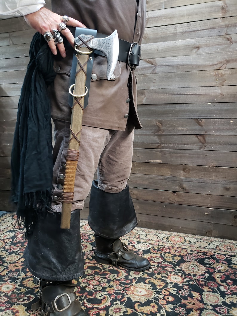 Leather Axe Frog / Axe Holder / Axe Holster for Belt / Viking - Etsy