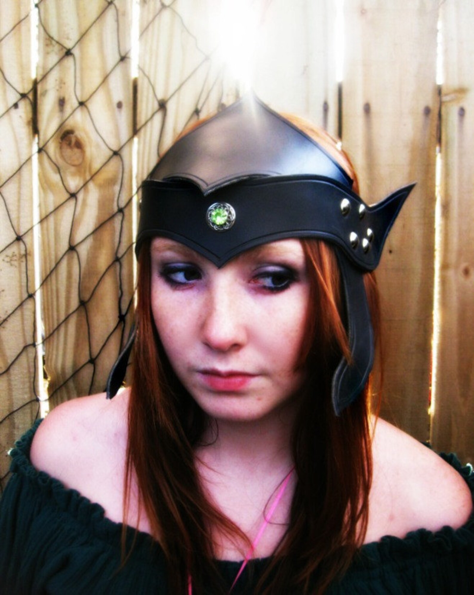 Deluxe Leather Elven Crown/ Headpiece/ Dark Elf - Etsy