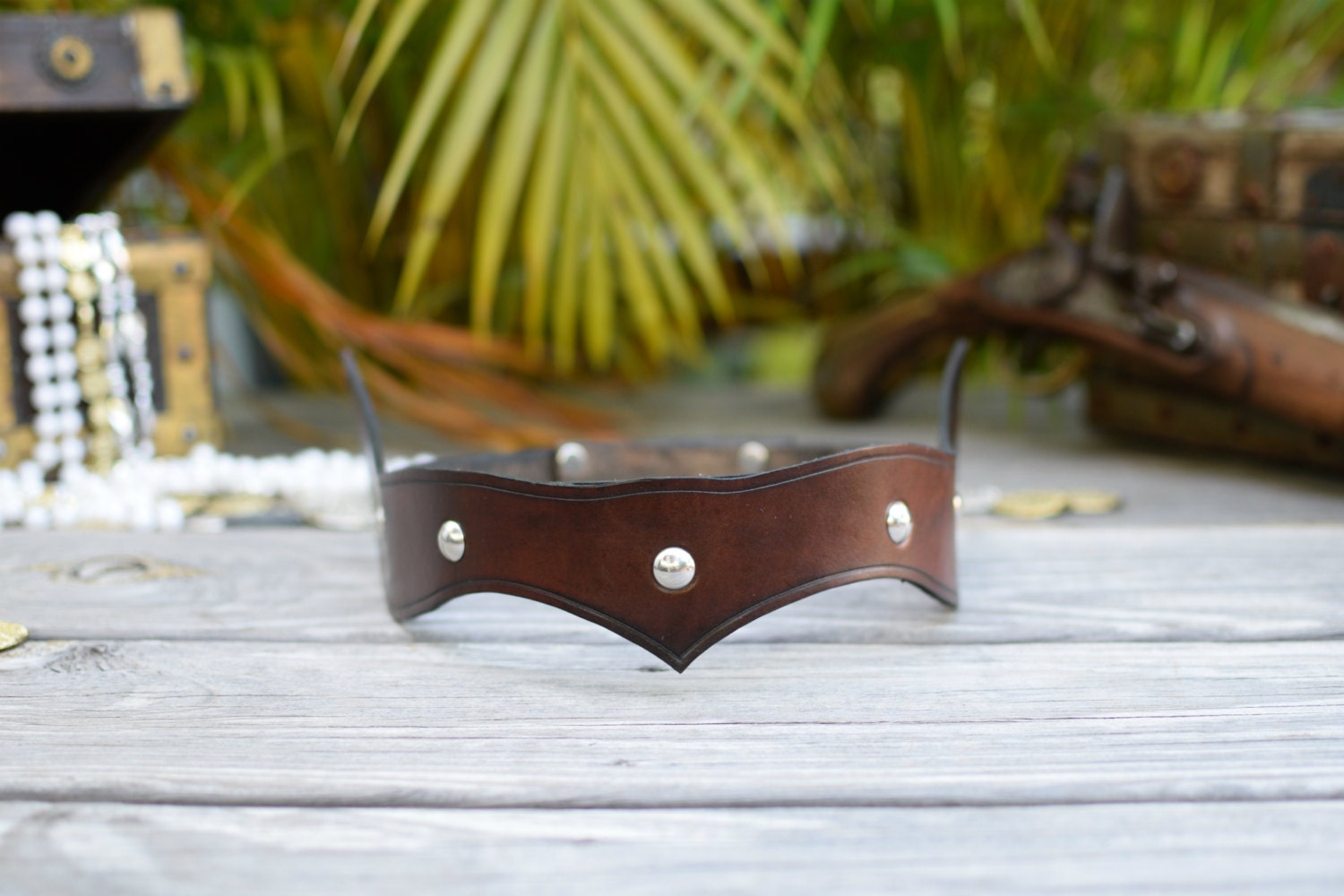 Leather Elven Crown/ Headpiece/ Dark Elf - Etsy