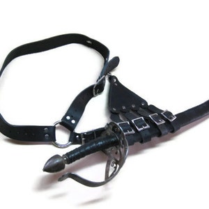 Leather Rapier / Sword Hanger and Belt Game of Thrones Garb - Etsy
