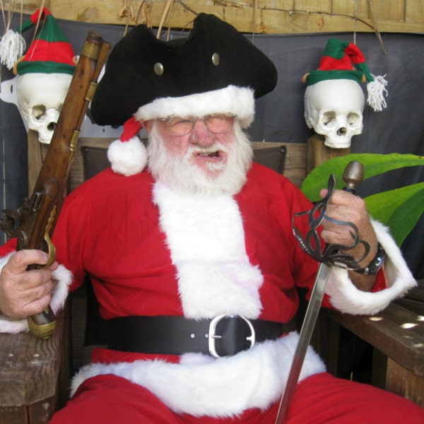 Leather Santa Belt - Etsy