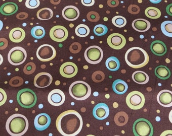 Fabric with circles | Etsy
