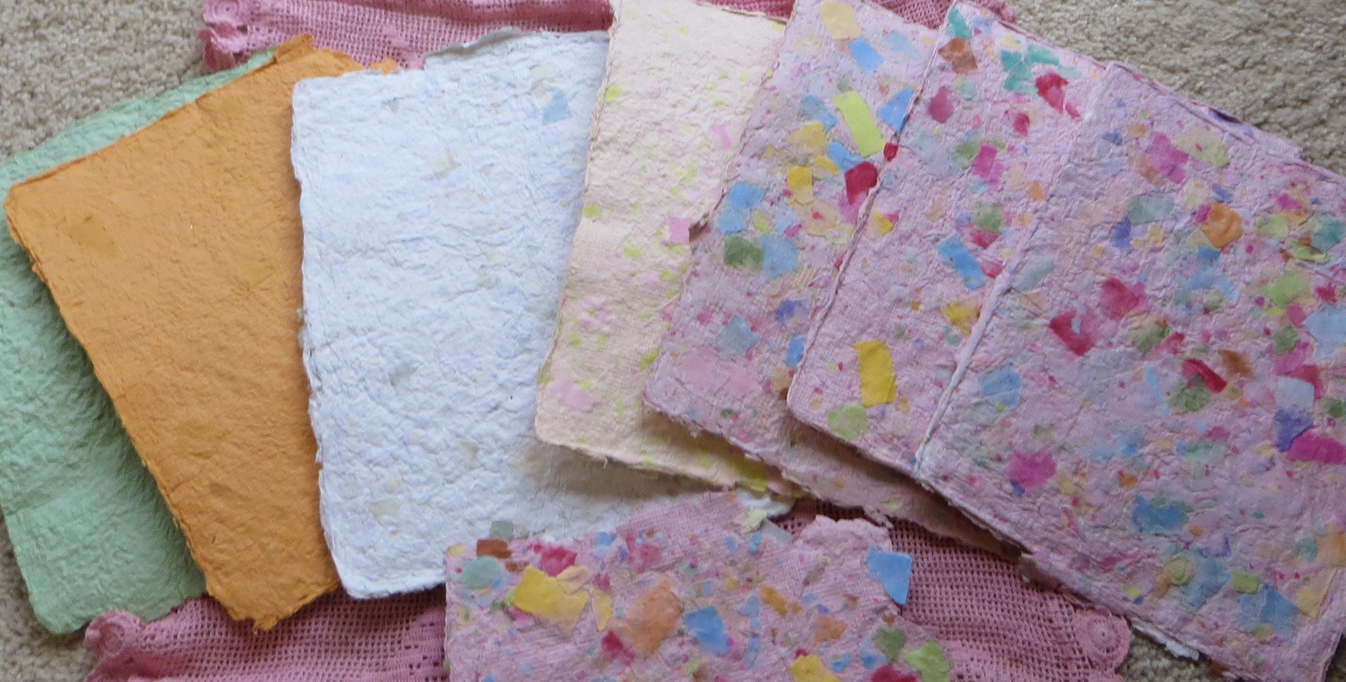 Handmade Paper Thick Handmade Paper for Collage or Journal | Etsy