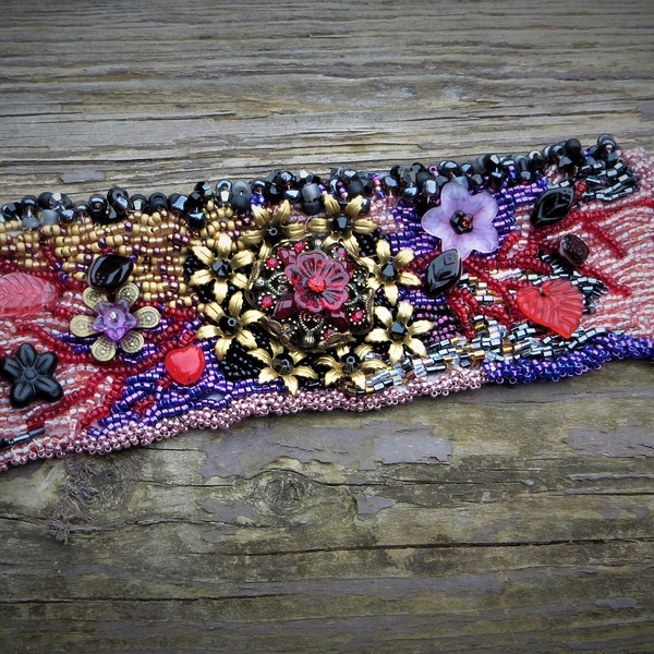 Beaded Cuff - Etsy