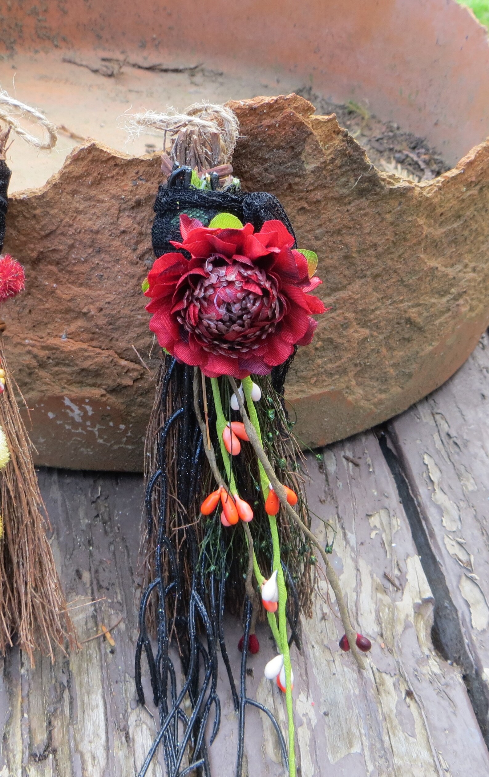 Decorative Whisk Broom Small 6 Broom Embellished With - Etsy