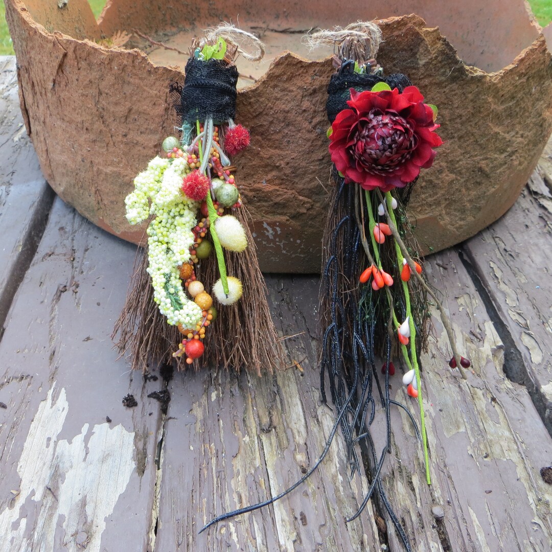 Decorative Whisk Broom Small 6 Broom Embellished With - Etsy