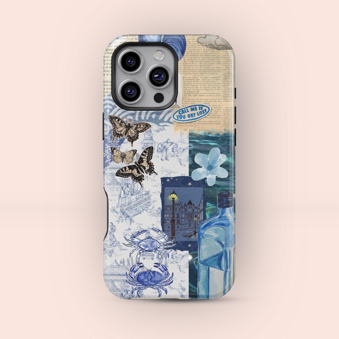 Santorini Greece Collage Phone Case: iPhone & Galaxy, Magsafe ...