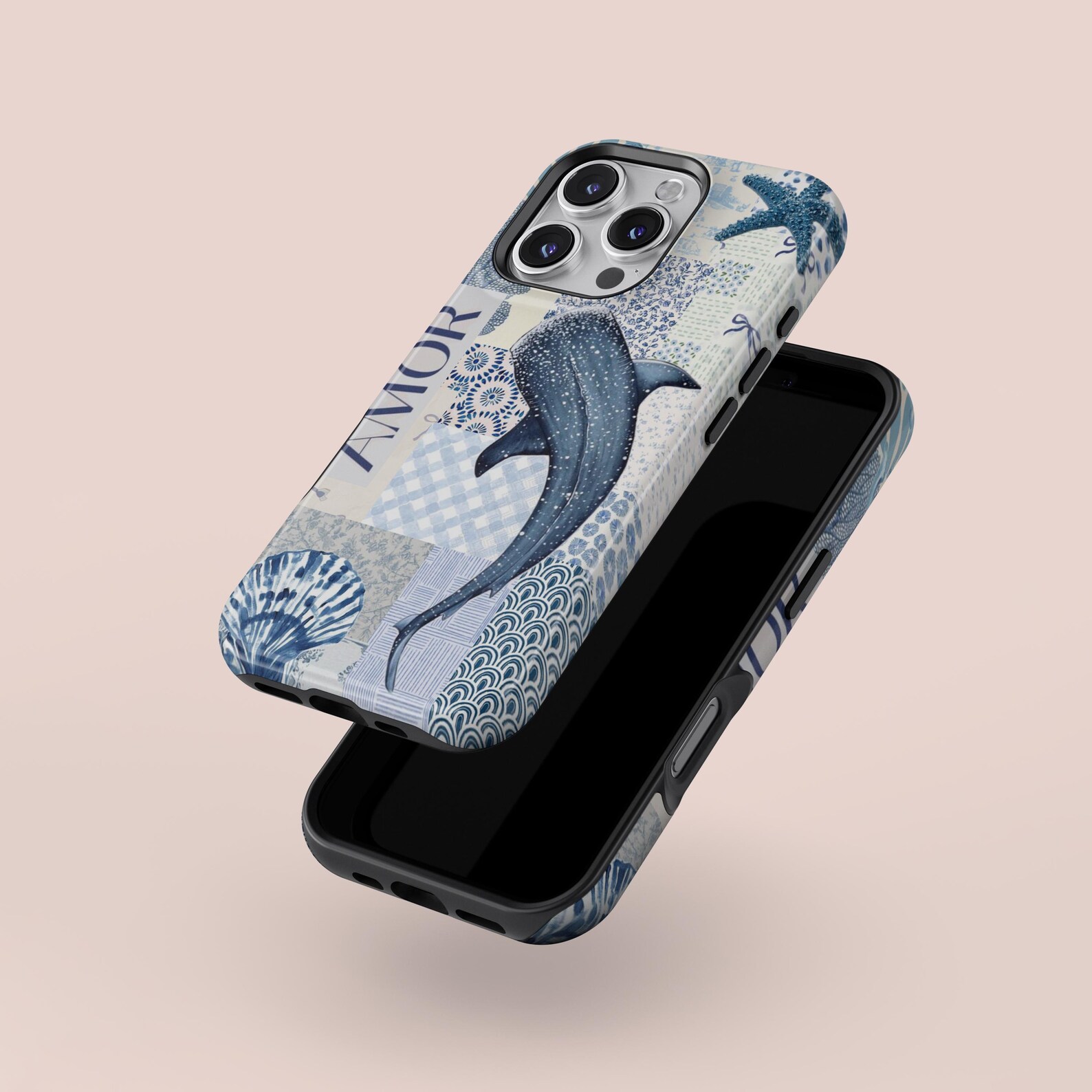 Whale Shark Phone Case: Ocean Sea Life Art, Tough Dual Layer - Etsy