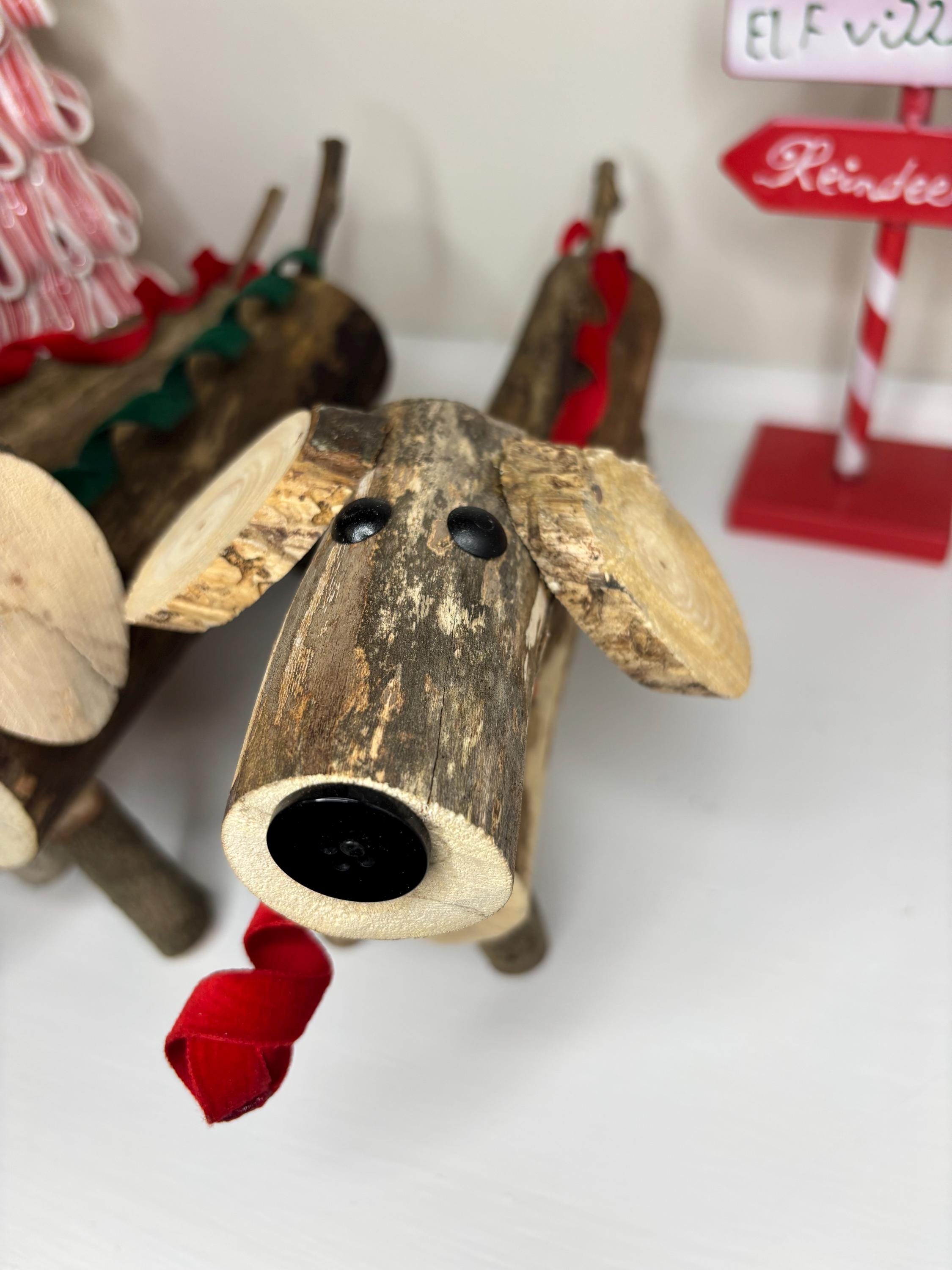 Dachshund Through the Snow - Rustic Wooden Handmade Christmas Puppy - Etsy