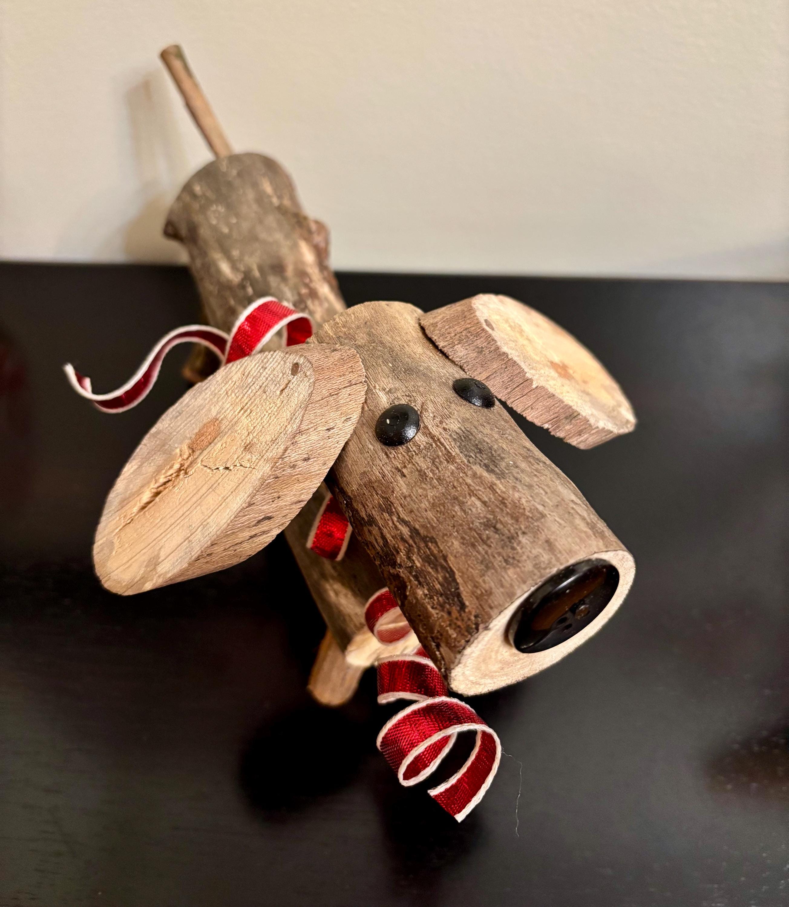 Dachshund Through the Snow - Rustic Wooden Handmade Christmas Puppy - Etsy