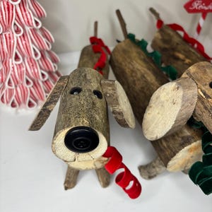 Dachshund Through the Snow - Rustic Wooden Handmade Christmas Puppy - Etsy