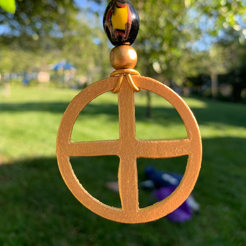 Solar Cross Pendant - Etsy