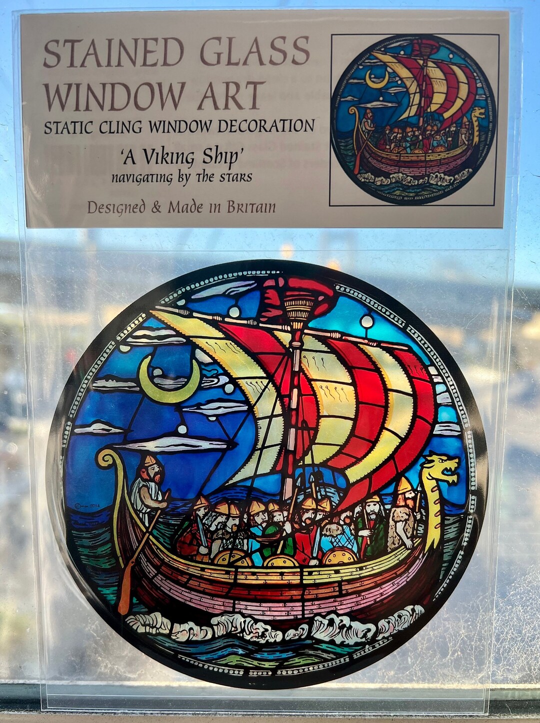 Stained Glass Window Art (ireland Scotland England Viking Germanic ...