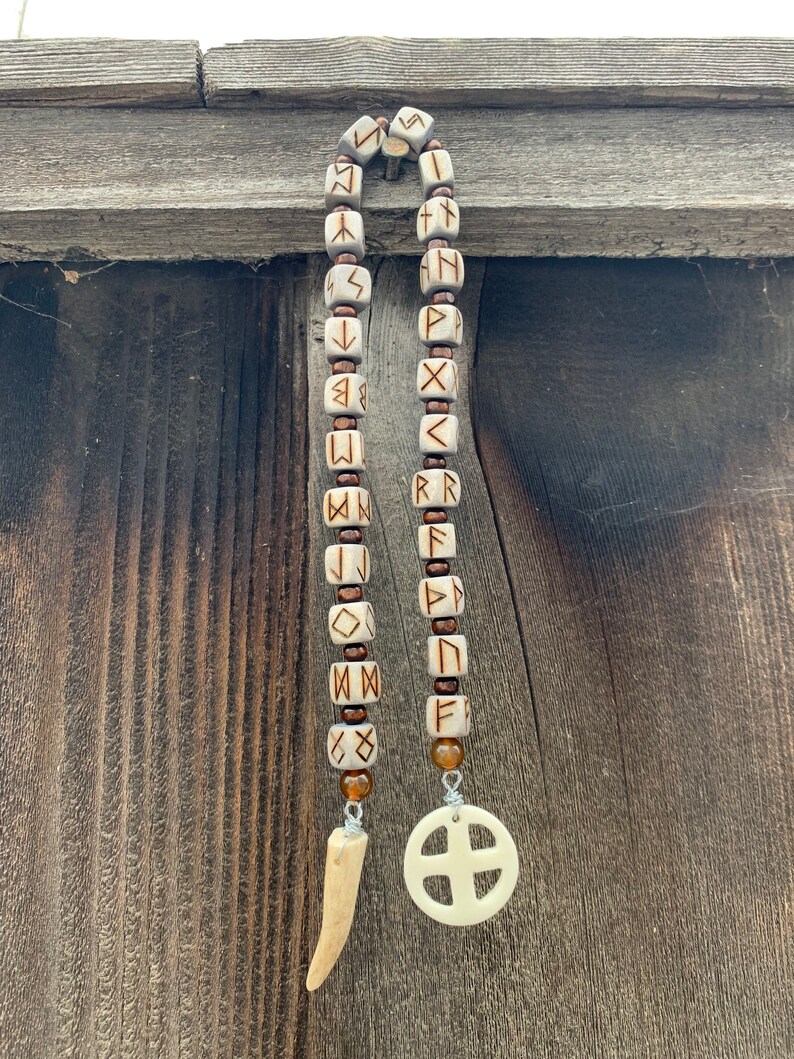 Elder Futhark Galdr Chain heathen Asatru Norse Runes - Etsy
