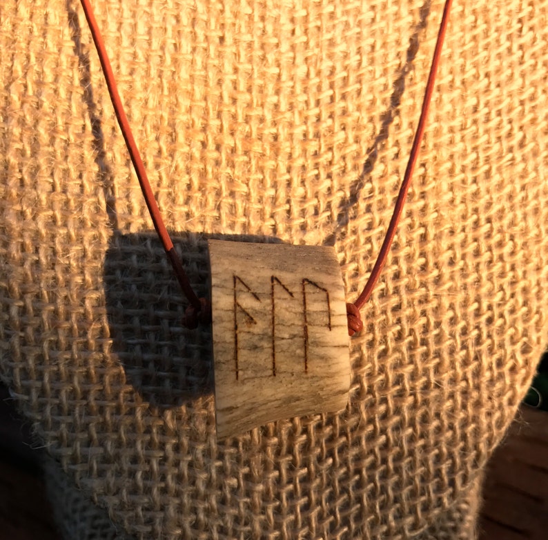 ALU Rune Amulets on Antler or Wood heathen Norse Asatru - Etsy