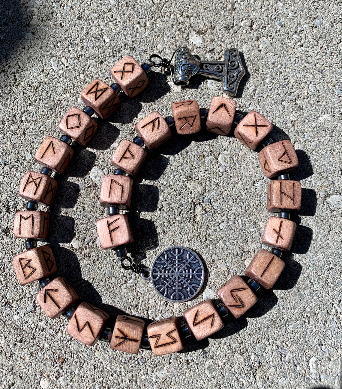 Elder Futhark Galdr Chain Heathen Asatru Norse Runes | Etsy