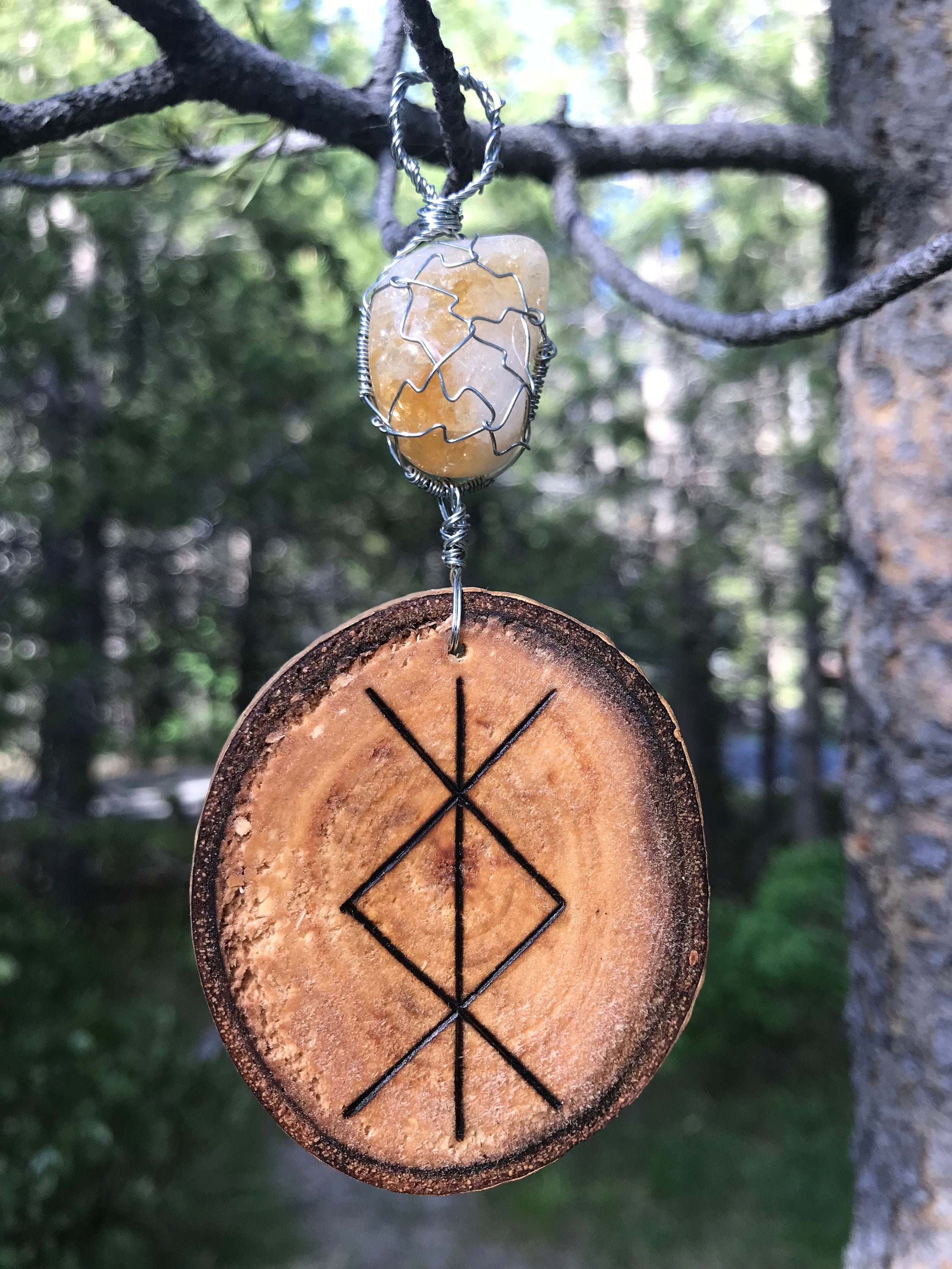 Home Protection Bind Rune Hanging Heathen Asatru Norse Viking | Etsy
