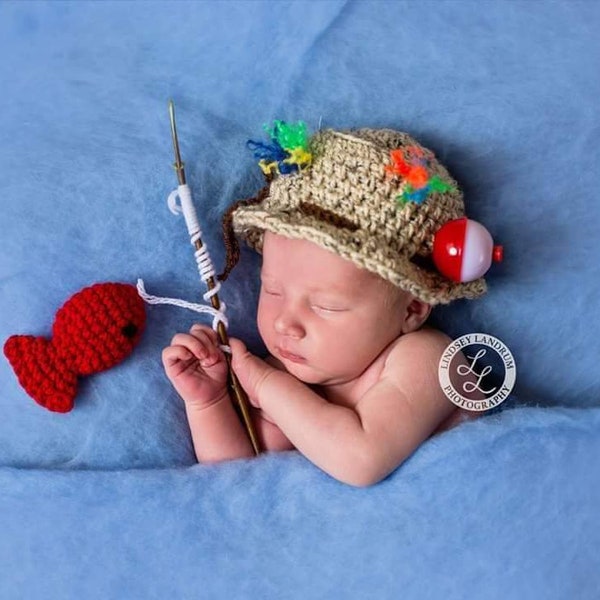 Newborn Fishing Hat - Etsy