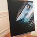 Mako Shark Painting, Mako Shark Art, Mako Shark Print, Shark Art, Shark ...