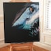 Mako Shark Painting, Mako Shark Art, Mako Shark Print, Shark Art, Shark ...