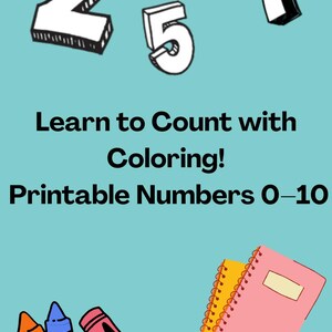 Numbers Coloring Pages for Kids – Printable 0–10 Activity – Fun ...