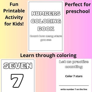 Numbers Coloring Pages for Kids – Printable 0–10 Activity – Fun ...