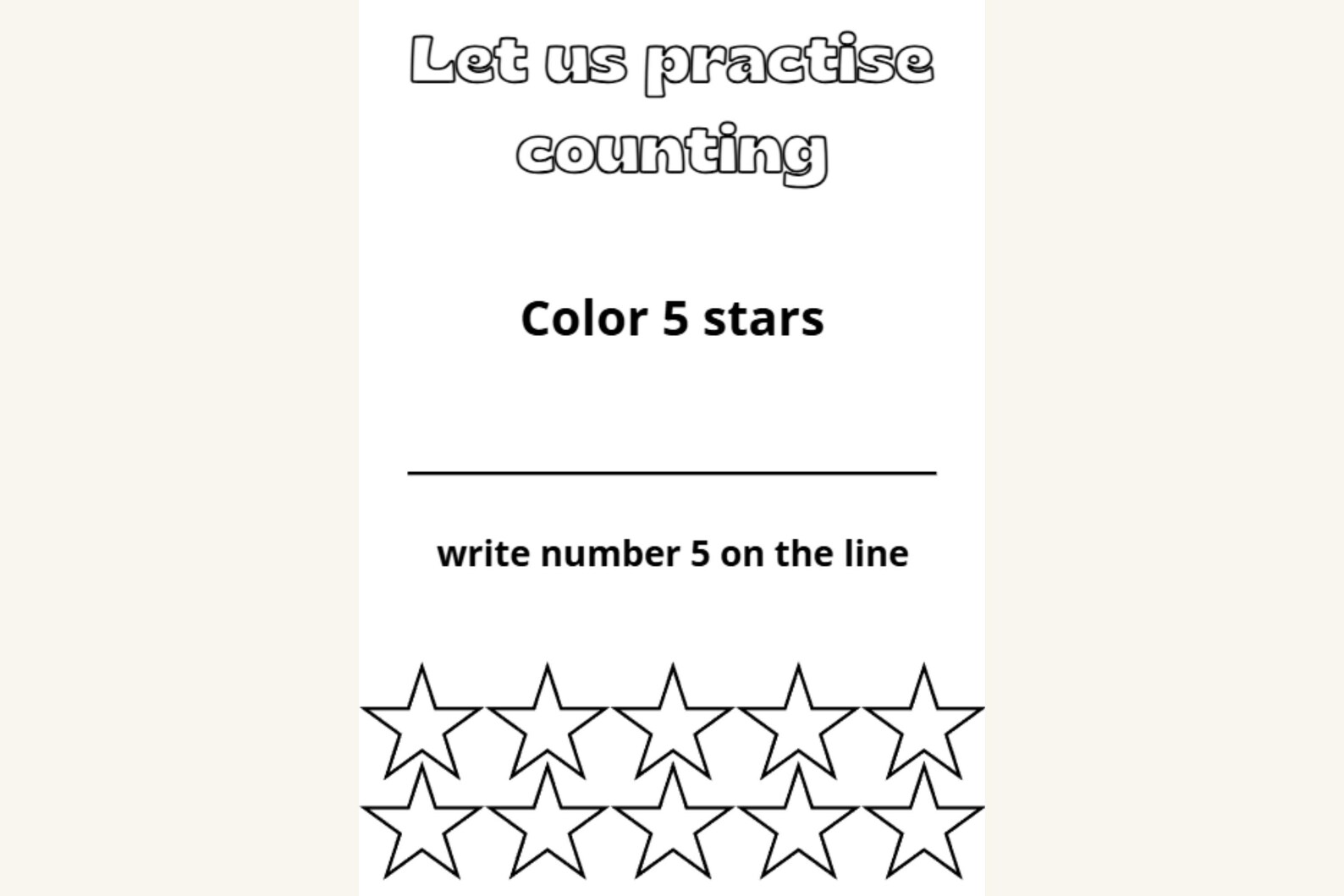 Numbers Coloring Pages for Kids – Printable 0–10 Activity – Fun ...