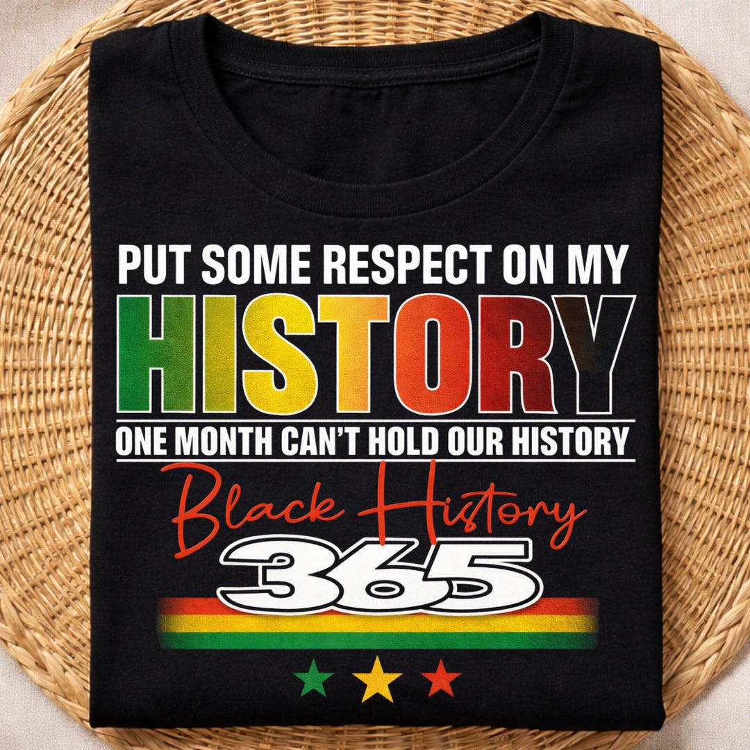 Put Some Respect on My History T Shirt PNG | One Month Cant Hold Our ...
