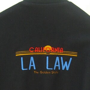 Vintage LA Law Varsity Bomber Jacket, 1980s TV Memorabilia, Steven ...