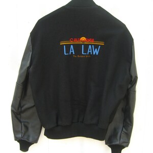 Vintage LA Law Varsity Bomber Jacket, 1980s TV Memorabilia, Steven ...