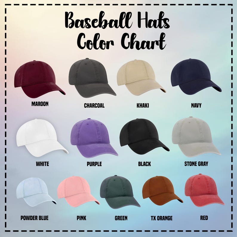 Custom Embroidered Hat, Personalized Text Embroidered Cap, Vintage ...