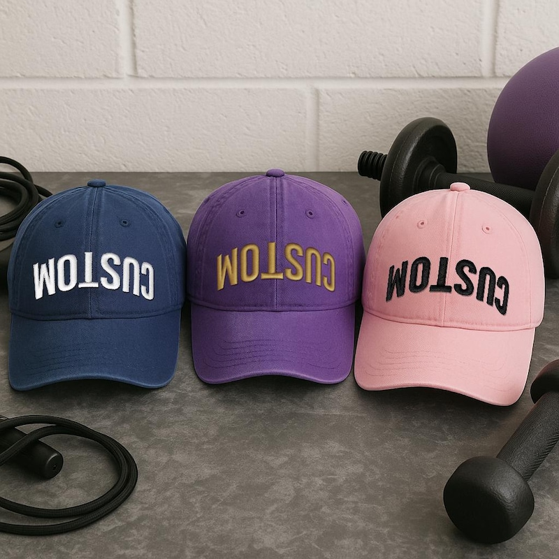 Upside Down Text Hat - Etsy