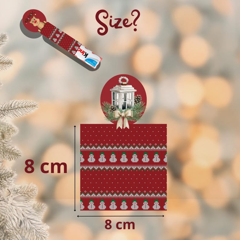 DIY Kinder Bar Advent Calendar Banners, Christmas Printable (digital ...