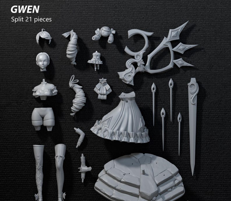 LOL 3D STL Pack - High-quality 3D STL Pack- Arcane Full Pack 3D Print ...