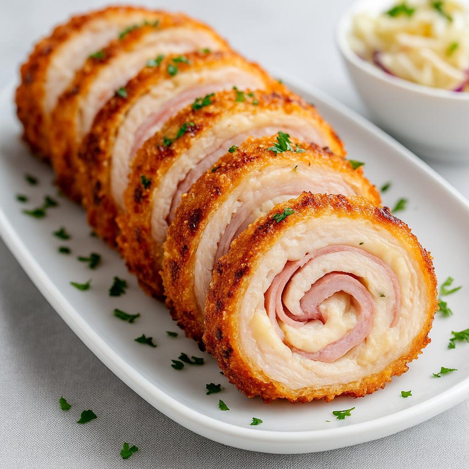 Easy Recipe for Chicken Cordon Bleu Dinner | Instant PDF Download ...