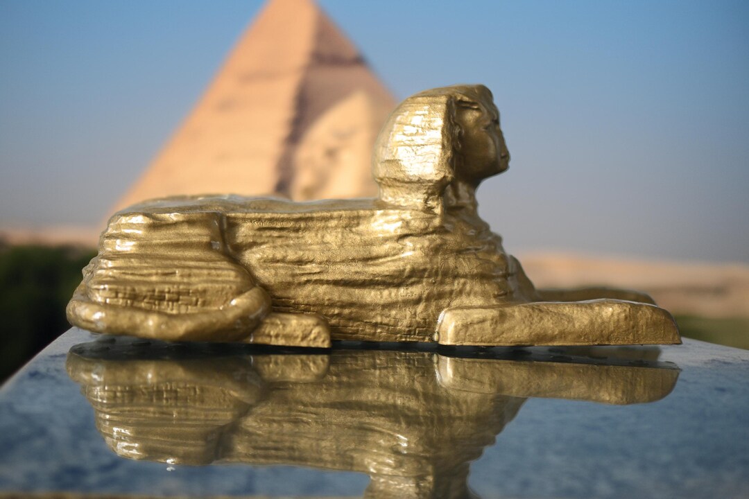 Bring Home the Ancient: Egyptian Sphinx Decor Figure-home Decor - Etsy