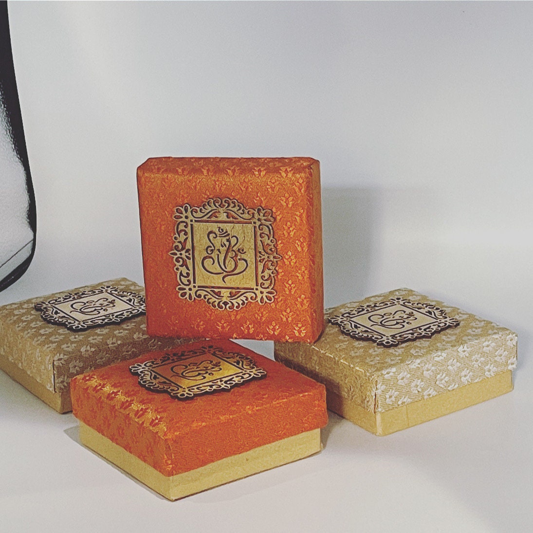 Indian Mithai Boxes/sold as a Pair/indian Sweet Boxes Usa/brocade Boxes ...