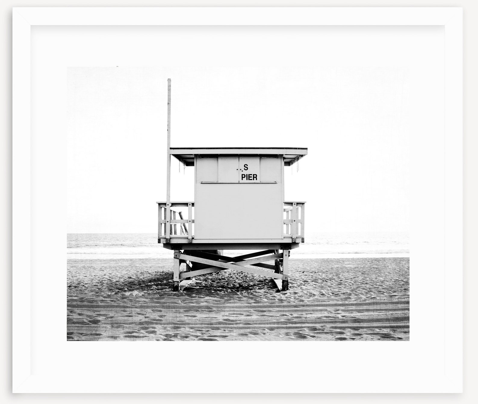 Beach Room Print Lifeguard Tower Wall Art Kids Beach Room | Etsy