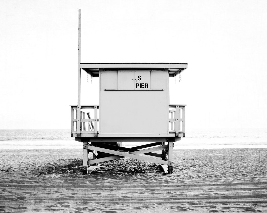 Beach Room Print Lifeguard Tower Wall Art Kids Beach Room - Etsy