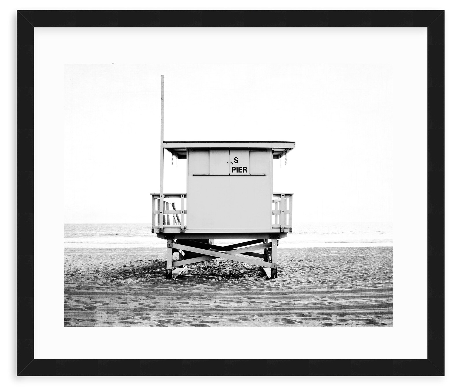 Beach Room Print Lifeguard Tower Wall Art Kids Beach Room | Etsy